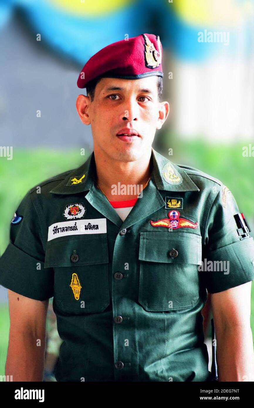 Undated file pictures of Thai King Rama X in Thailand. Thailand held ...