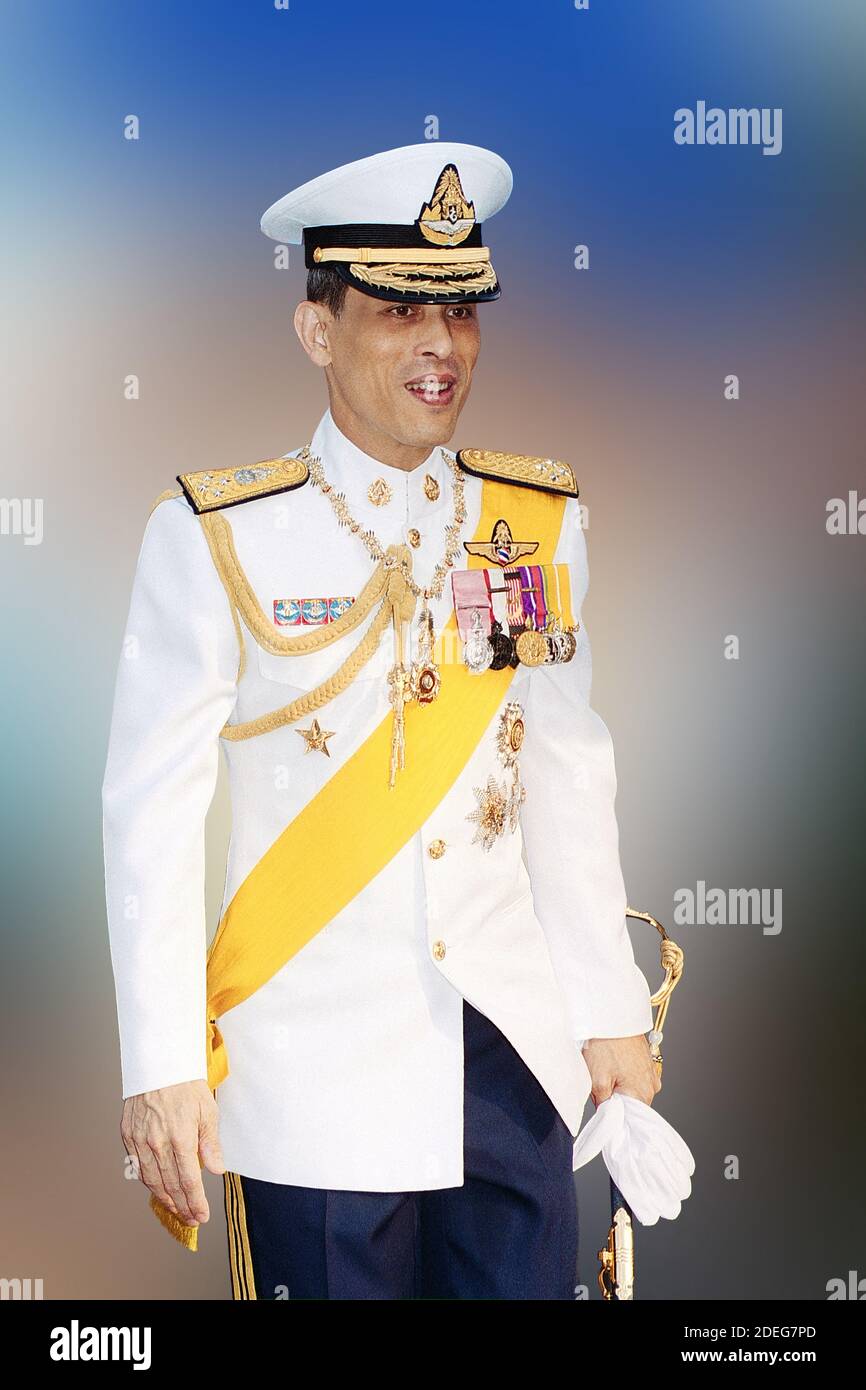 Undated file pictures of Thai King Rama X in Thailand. Thailand held ...