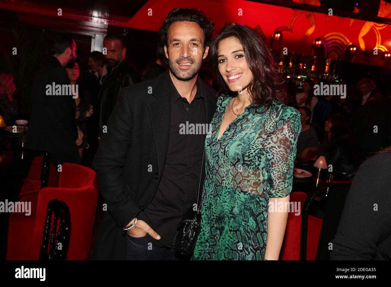 Laurie Cholewa and her husband Greg Levy attending a party to celebrate Sandra Sisley birthday ...