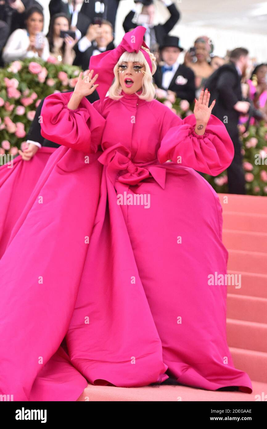 Lady Gaga attends The 2019 Met Gala Celebrating Camp: Notes On Fashion ...
