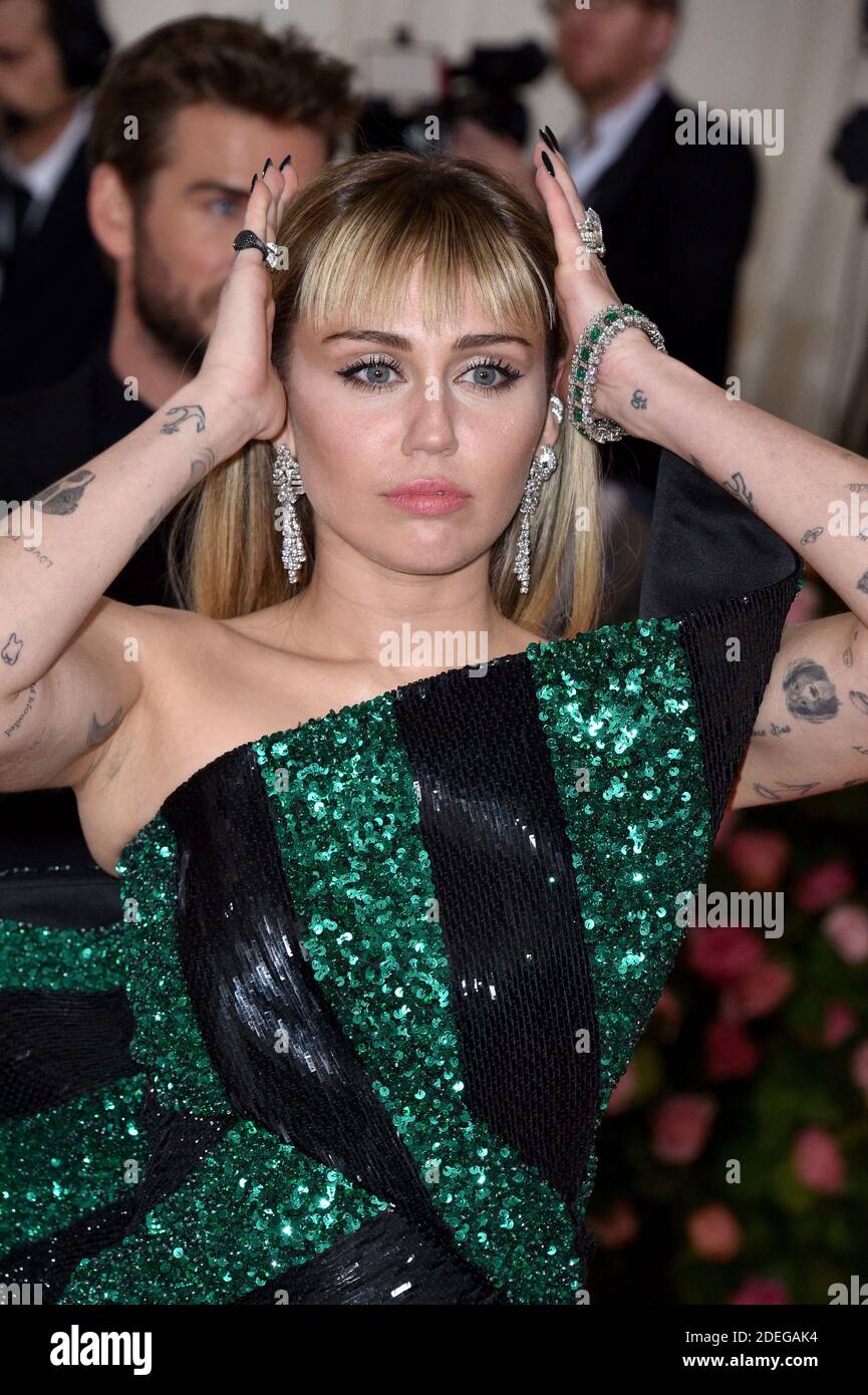 Miley Cyrus attends The 2019 Met Gala Celebrating Camp: Notes On ...