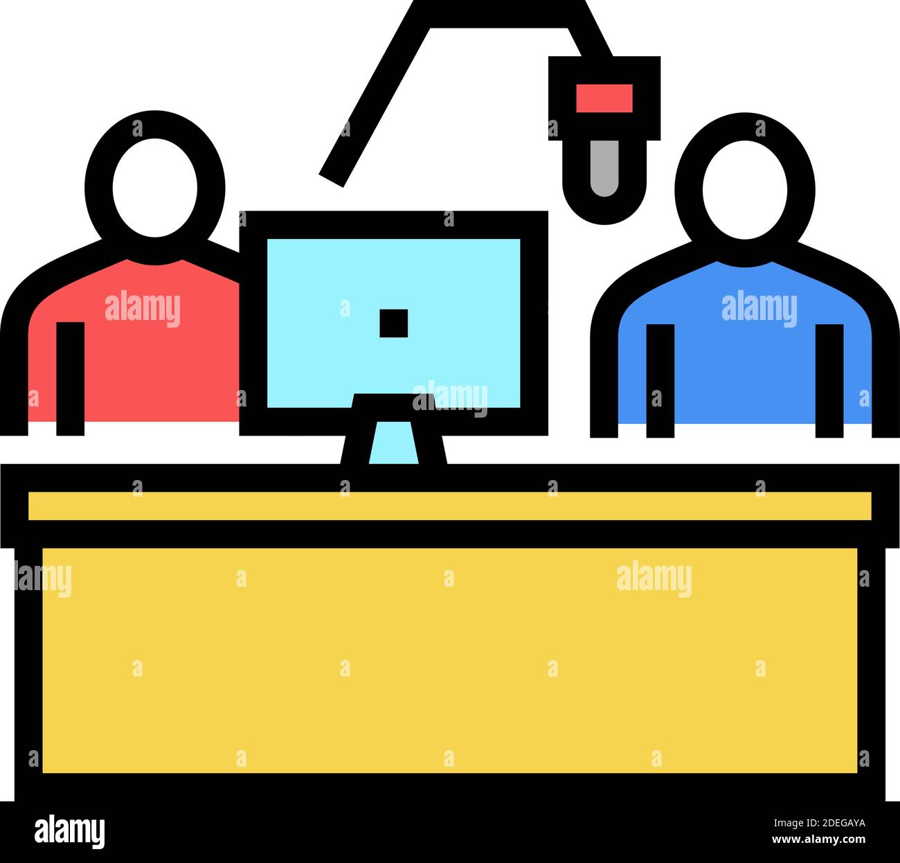 radio studio color icon vector illustration Stock Vector Image & Art ...