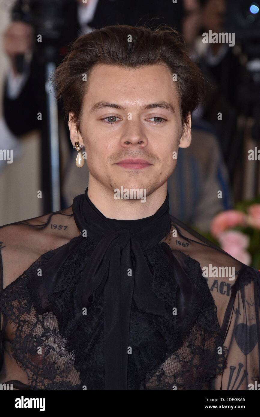 Harry Styles attends The 2019 Met Gala Celebrating Camp: Notes On ...