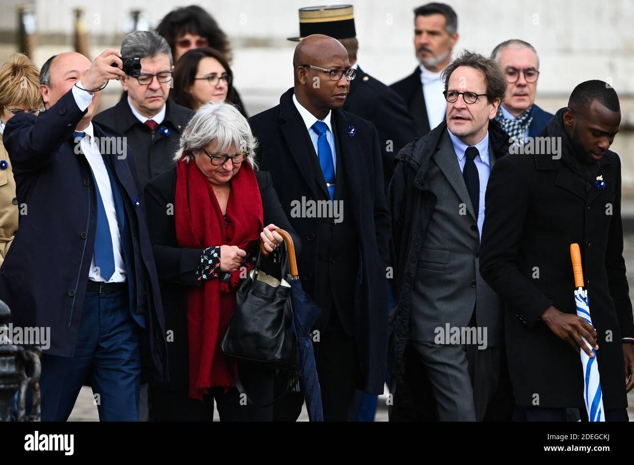 Gilles Le Gendre attends a wreath laying ceremony marking the 74th ...