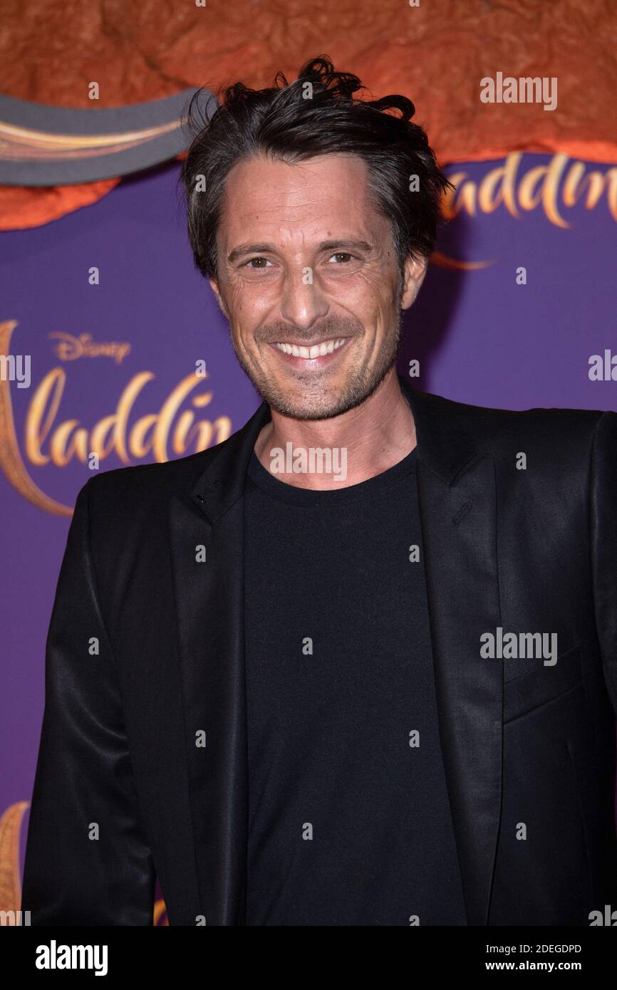 Vincent Cerutti attending the Aladdin Premiere at the Grand Rex cinema ...