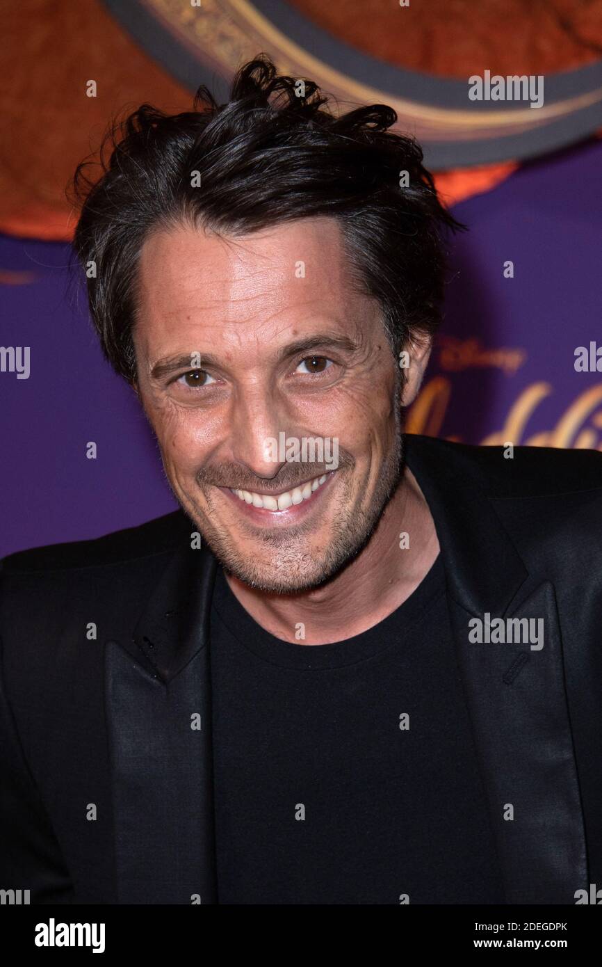 Vincent Cerutti attending the Aladdin Premiere at the Grand Rex cinema ...