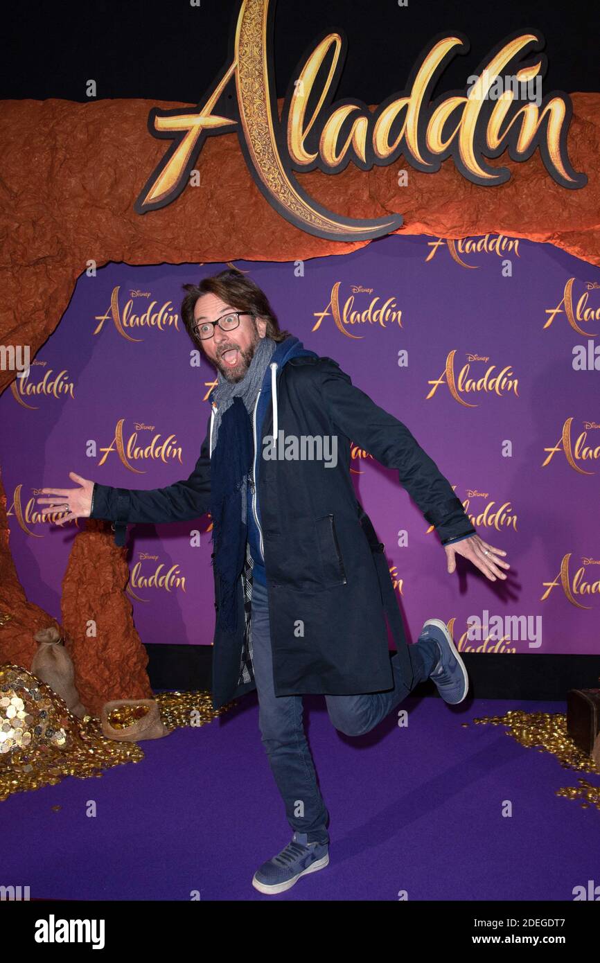 Alex Jaffray attending the Aladdin Premiere at the Grand Rex cinema in ...