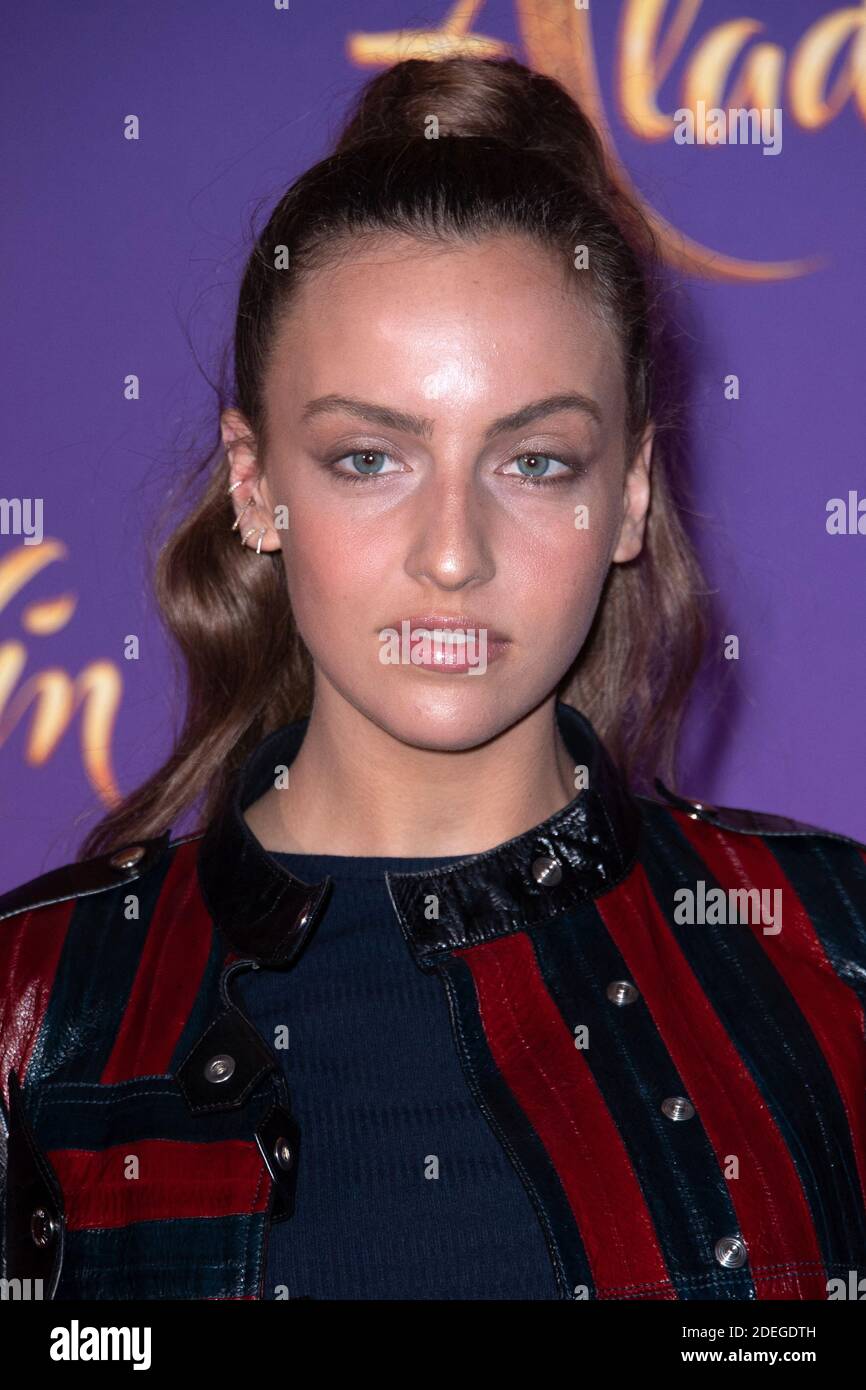 Carla Ginola attending the Aladdin Premiere at the Grand Rex cinema in ...