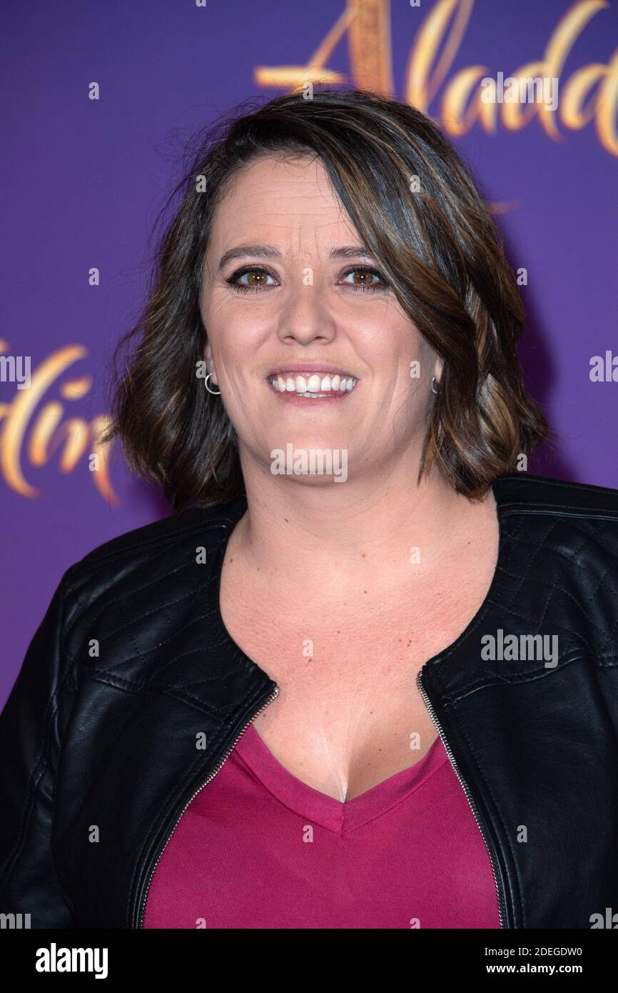 Emilie Lopez attending the Aladdin Premiere at the Grand Rex cinema in ...