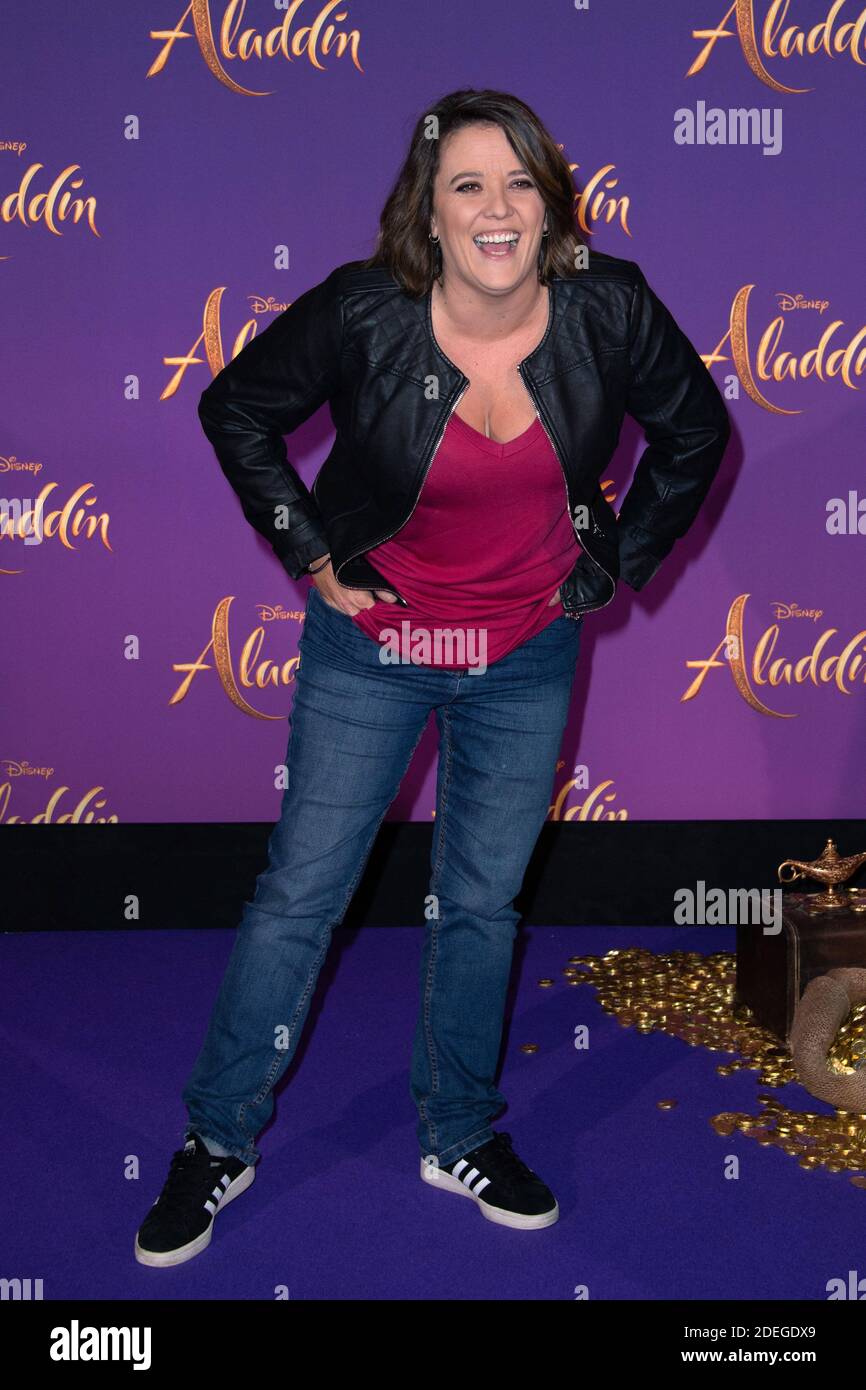 Emilie Lopez attending the Aladdin Premiere at the Grand Rex cinema in ...