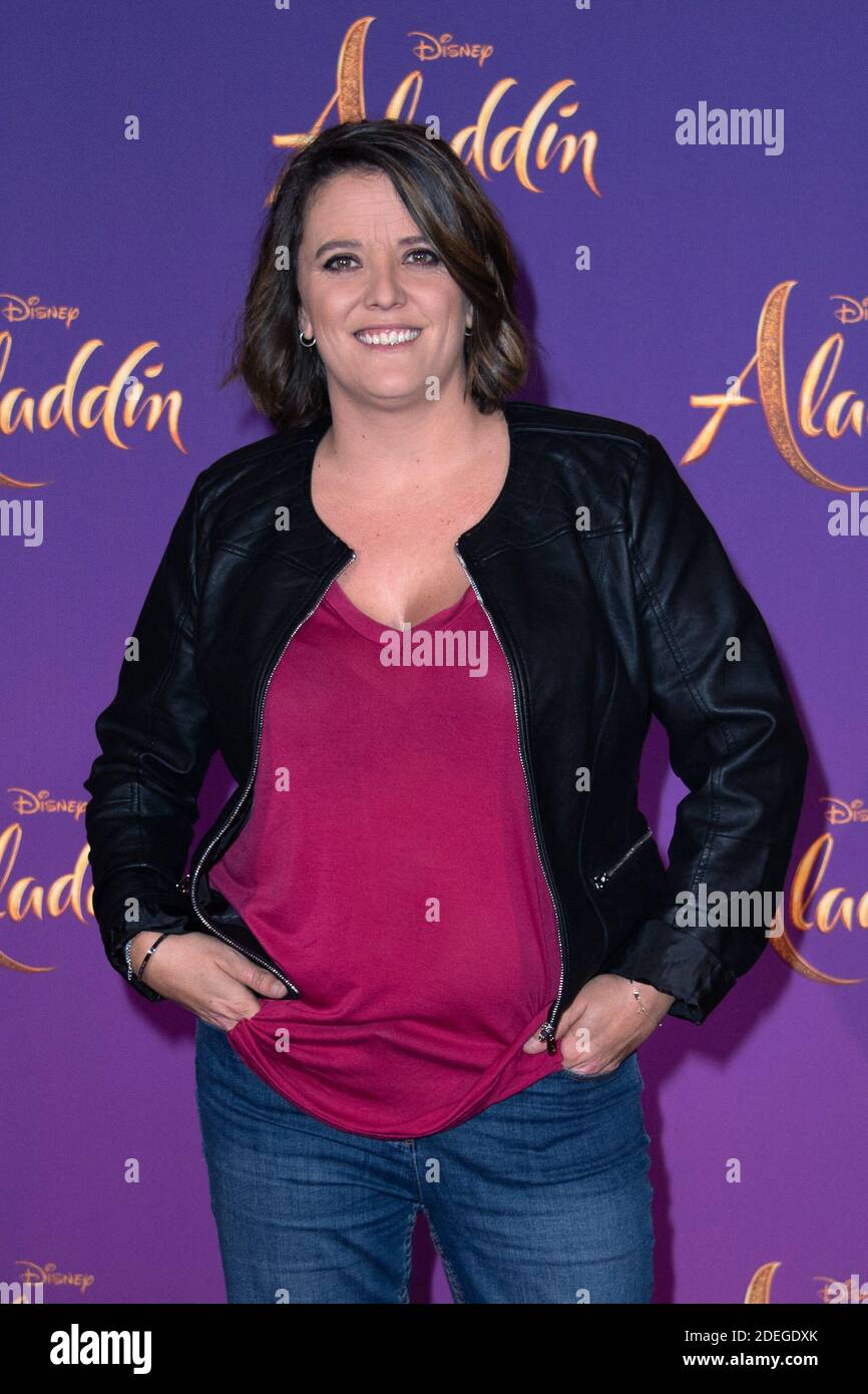 Emilie Lopez attending the Aladdin Premiere at the Grand Rex cinema in ...