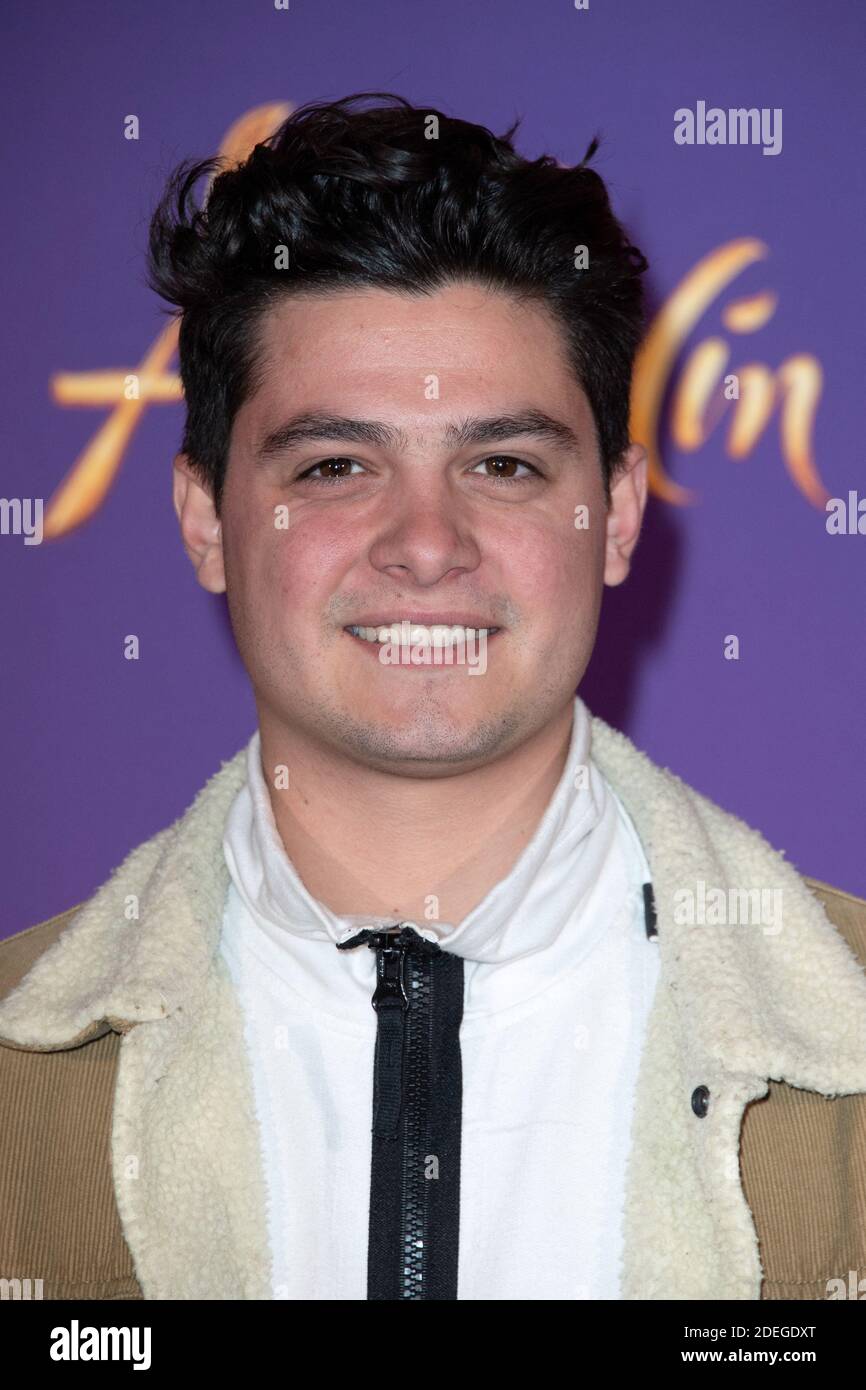 Hugo Chalan attending the Aladdin Premiere at the Grand Rex cinema in ...