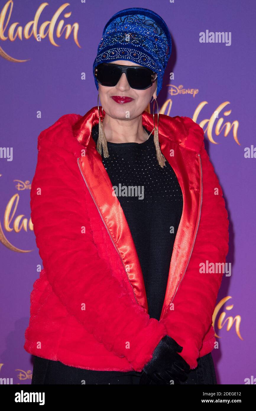 Laam attending the Aladdin Premiere at the Grand Rex cinema in Paris ...