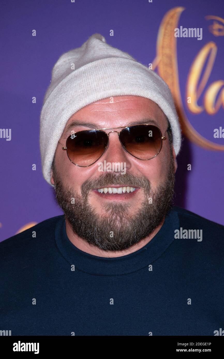 Alban Ivanov attending the Aladdin Premiere at the Grand Rex cinema in ...