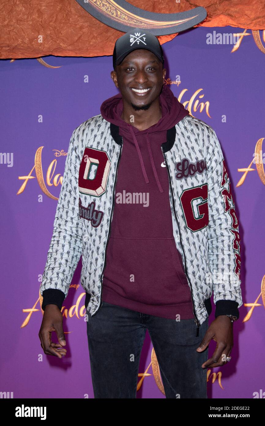 Ahmed Sylla attending the Aladdin Premiere at the Grand Rex cinema in ...