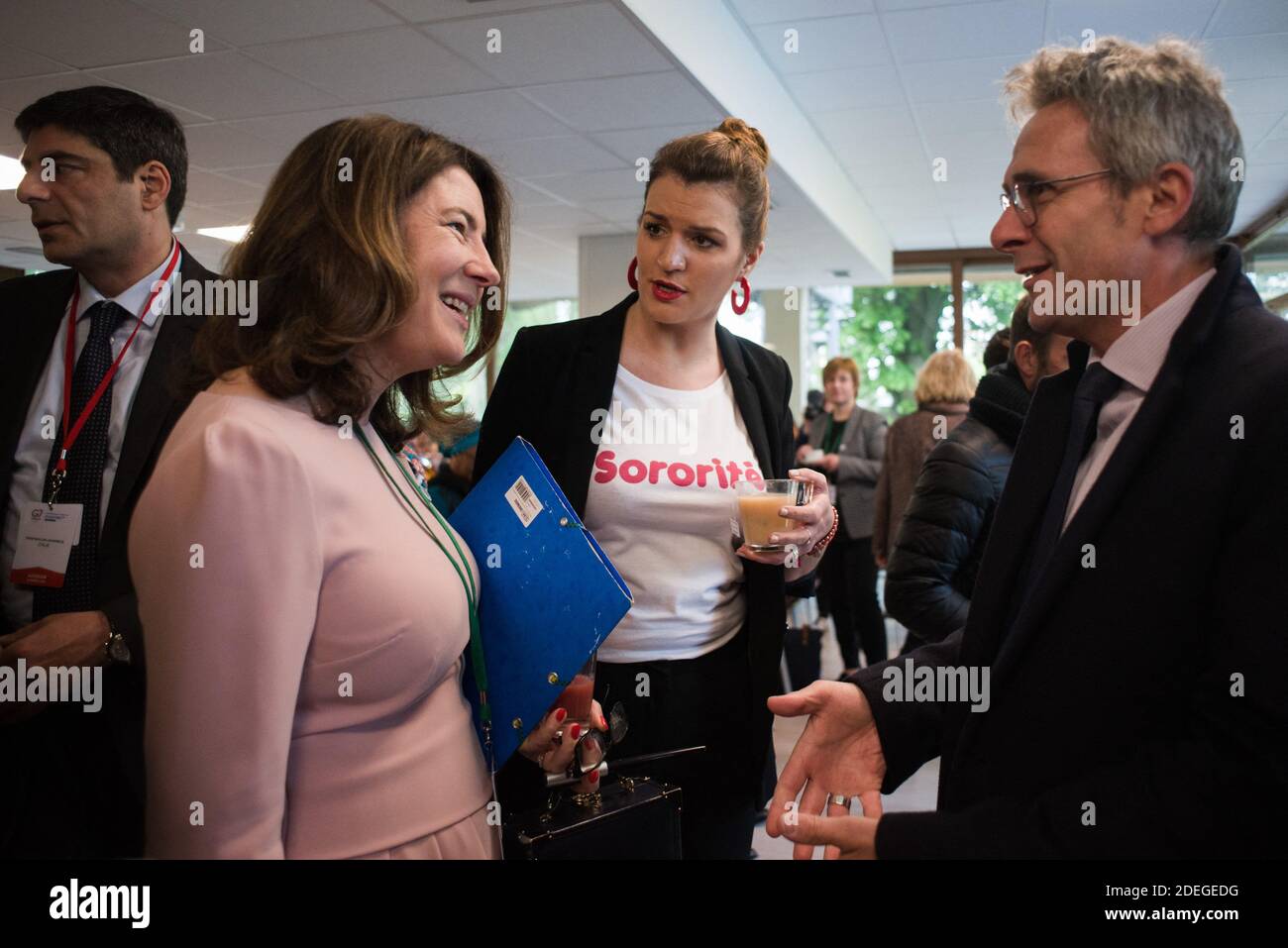 Marlène Schiappa, Secretary of State for Gender Equality speaks to ...