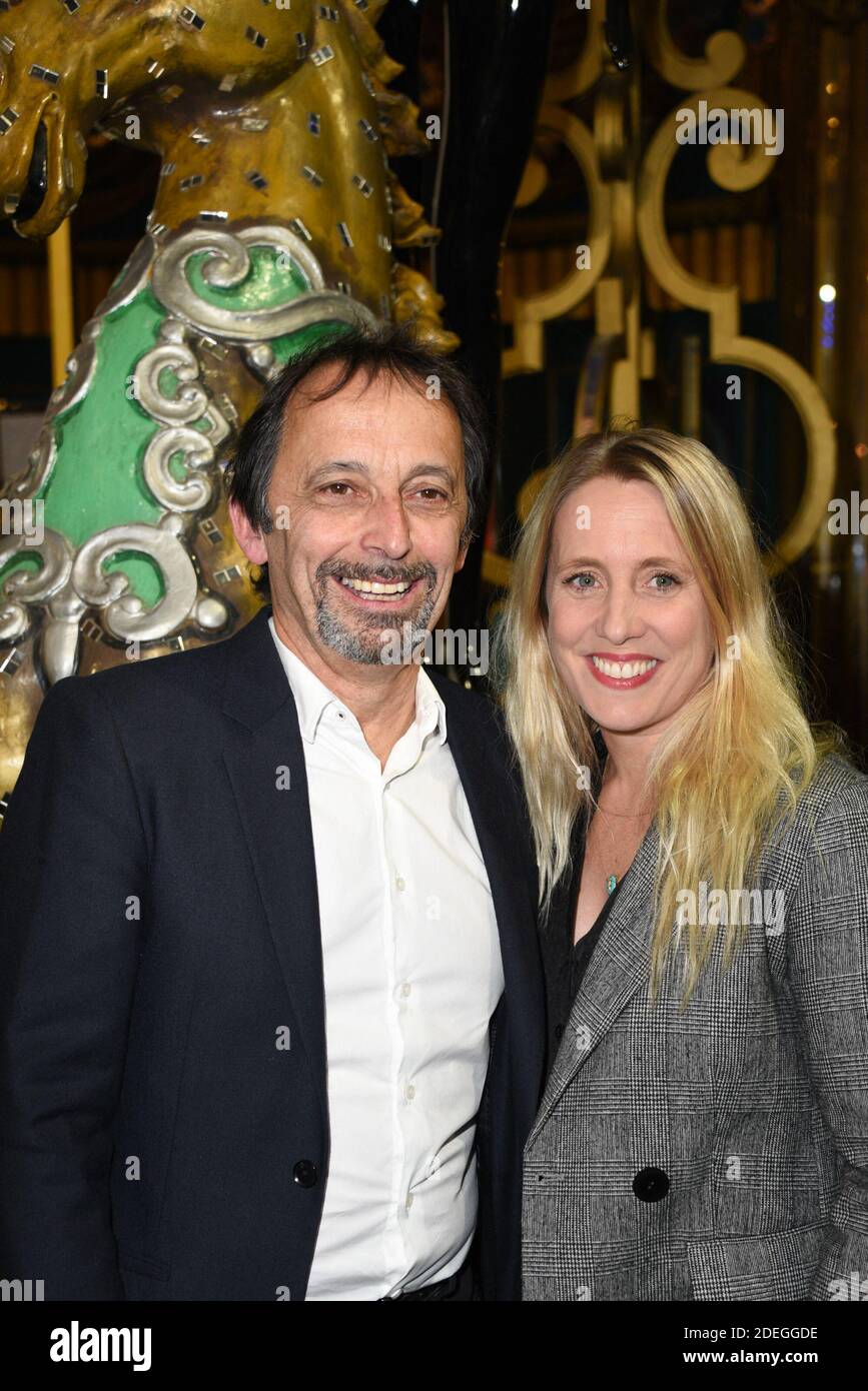 Eric Metayer and Andrea Bescond arriving to the 31st Molieres Awards ...