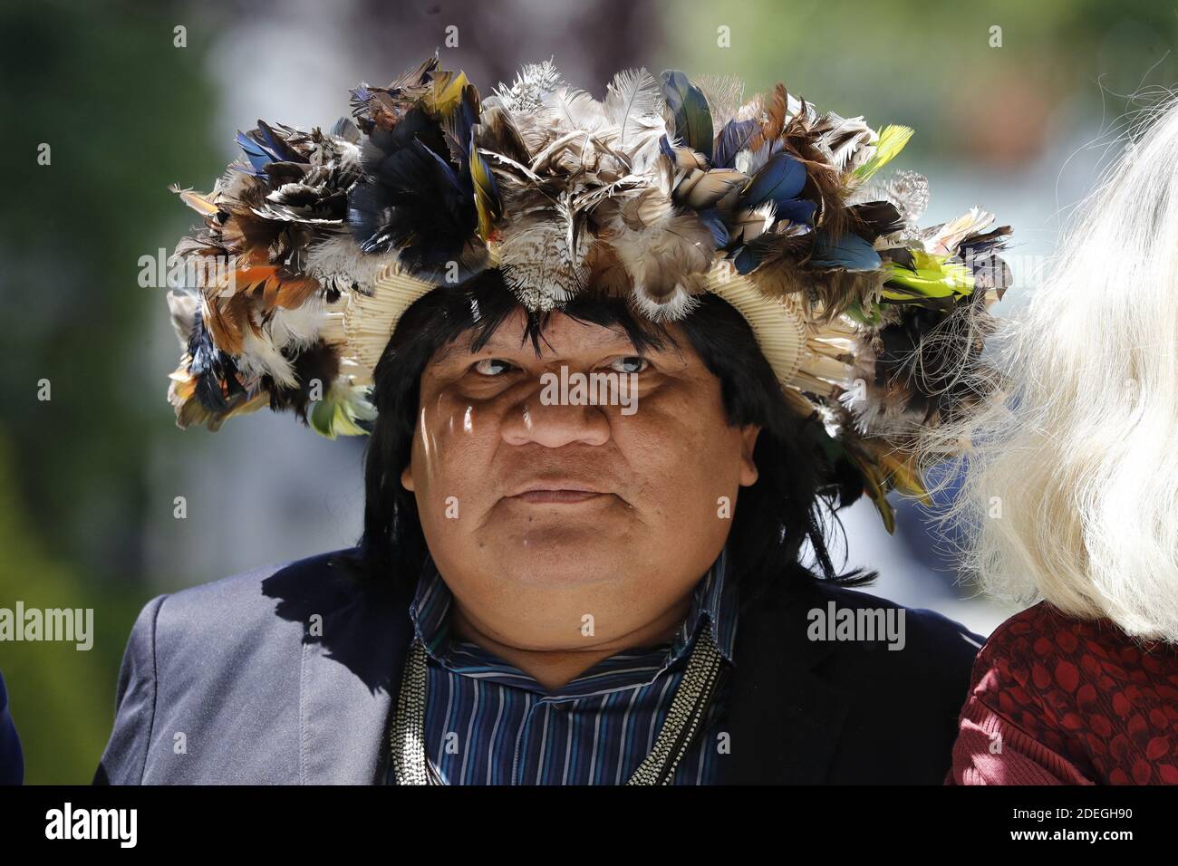 Chief almir narayamoga surui in hi-res stock photography and images - Alamy