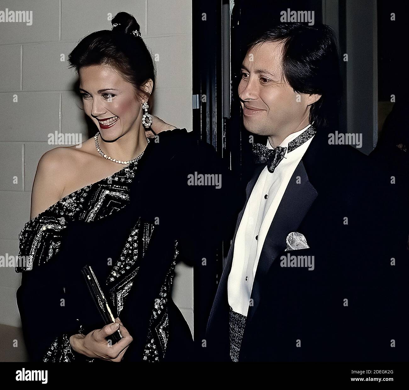 Washington, DC. USA, December 12, 1988 Robert Altman arrives backstage ...