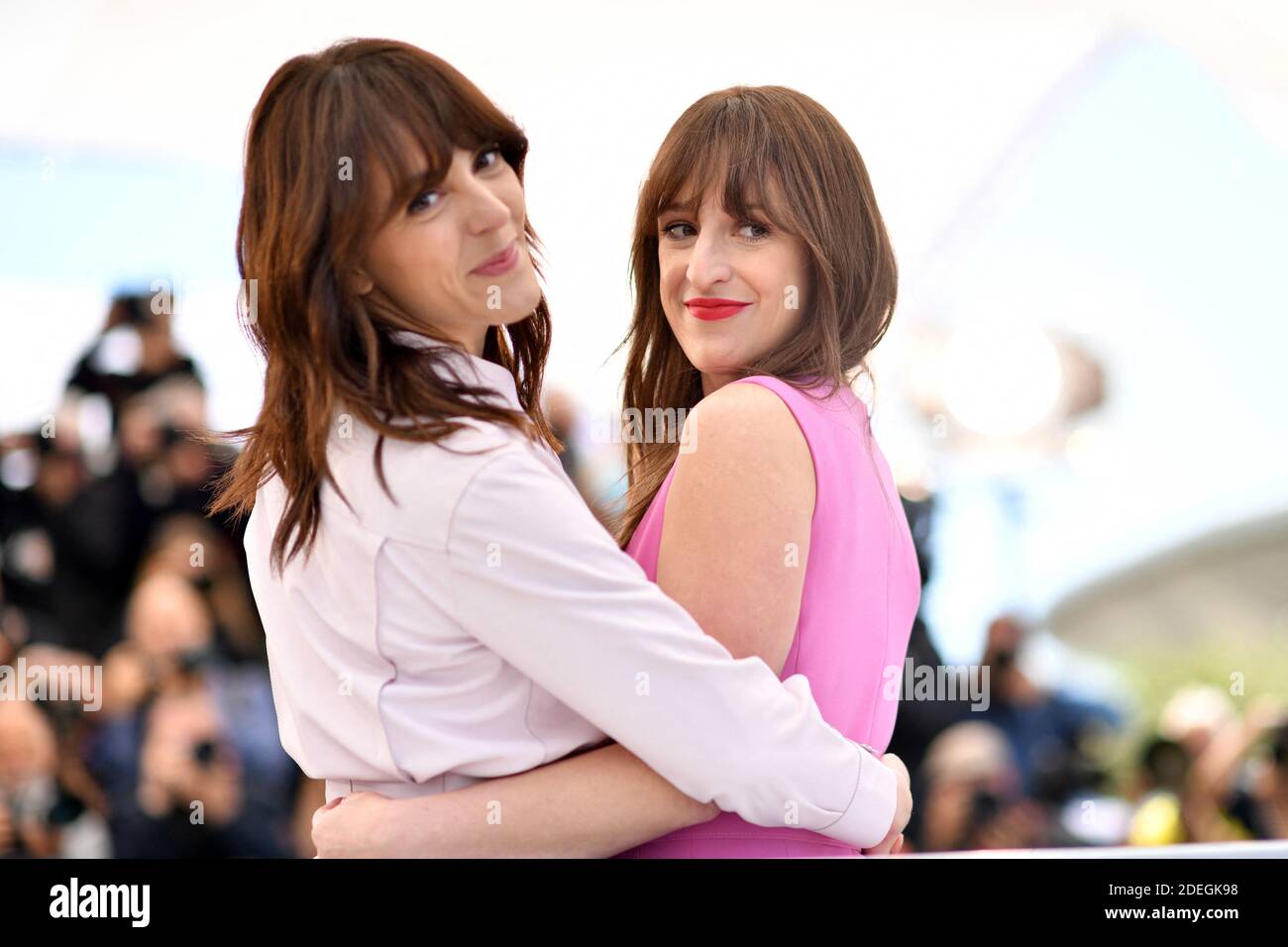 Monia Chokri, Anne-Elizabeth Bosse attend the photocall for La Femme De ...
