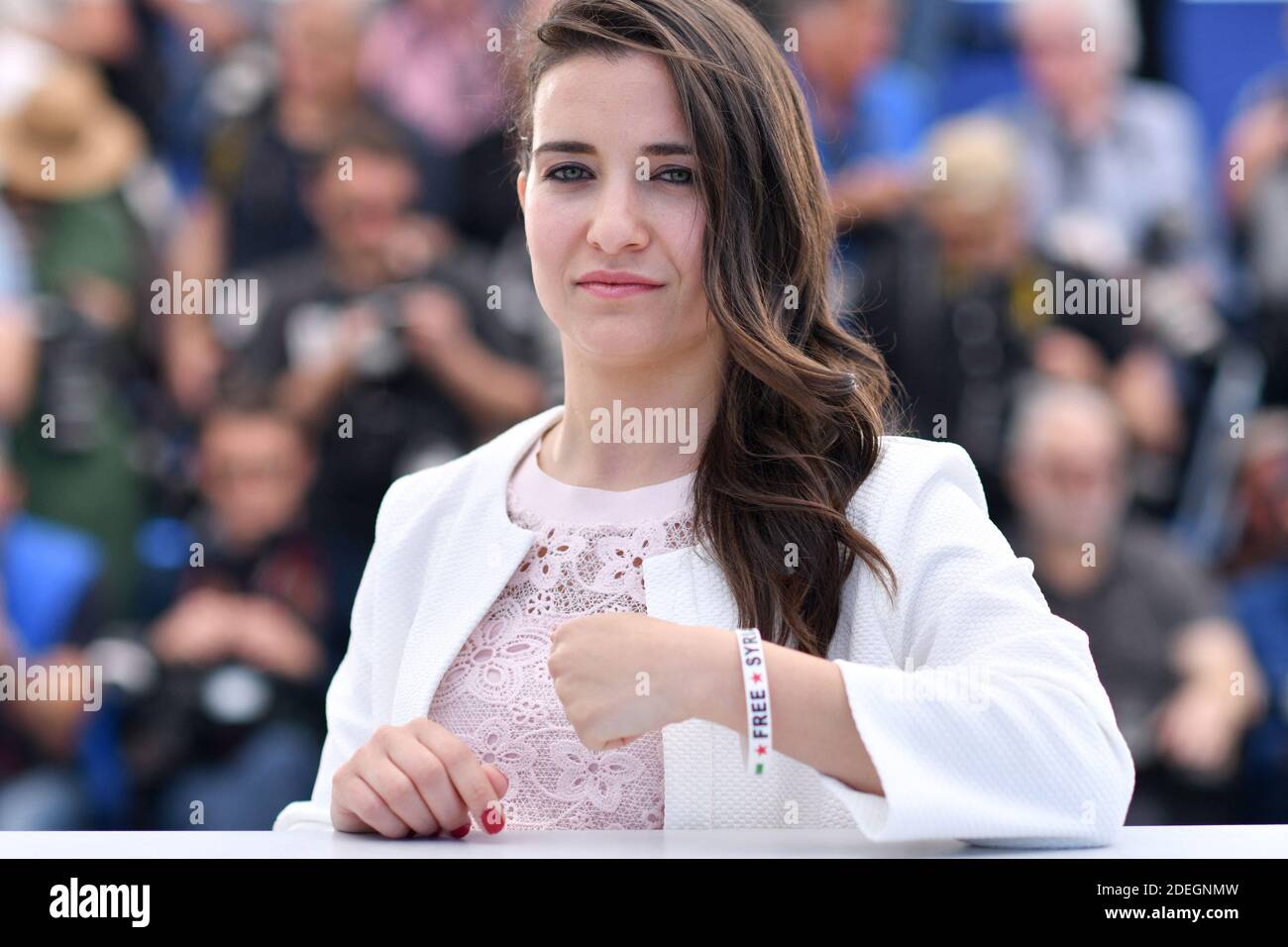 Waad Al-Kateab attends the photocall for "For Sama" during the 72nd ...