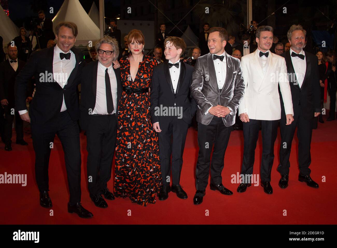 Giles Martin, David Furnish, Bernie Taupin, Taron Egerton, Director ...
