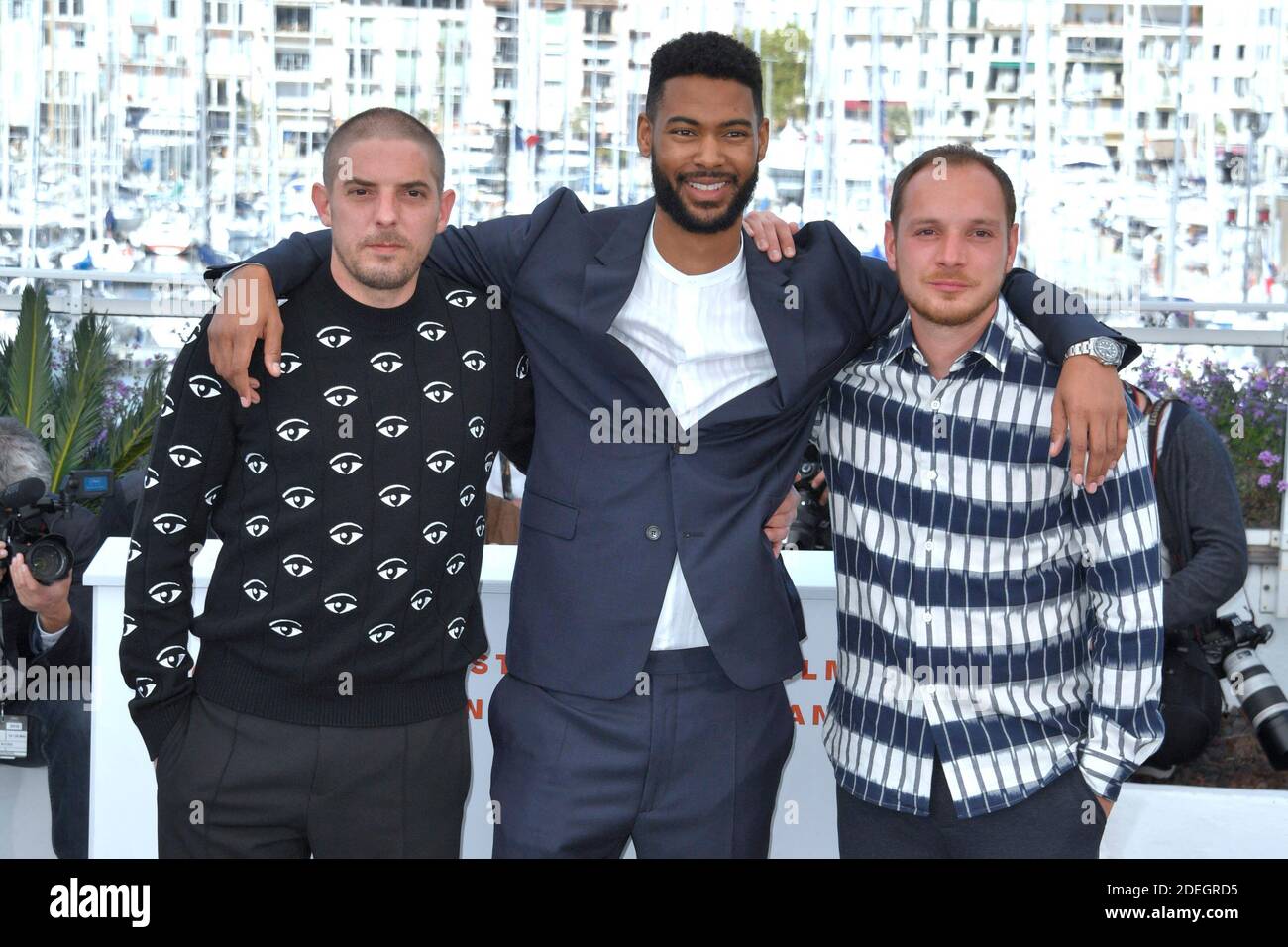 Damien Bonnard, Djebril Zonga and Alexis Manenti attending the Les ...