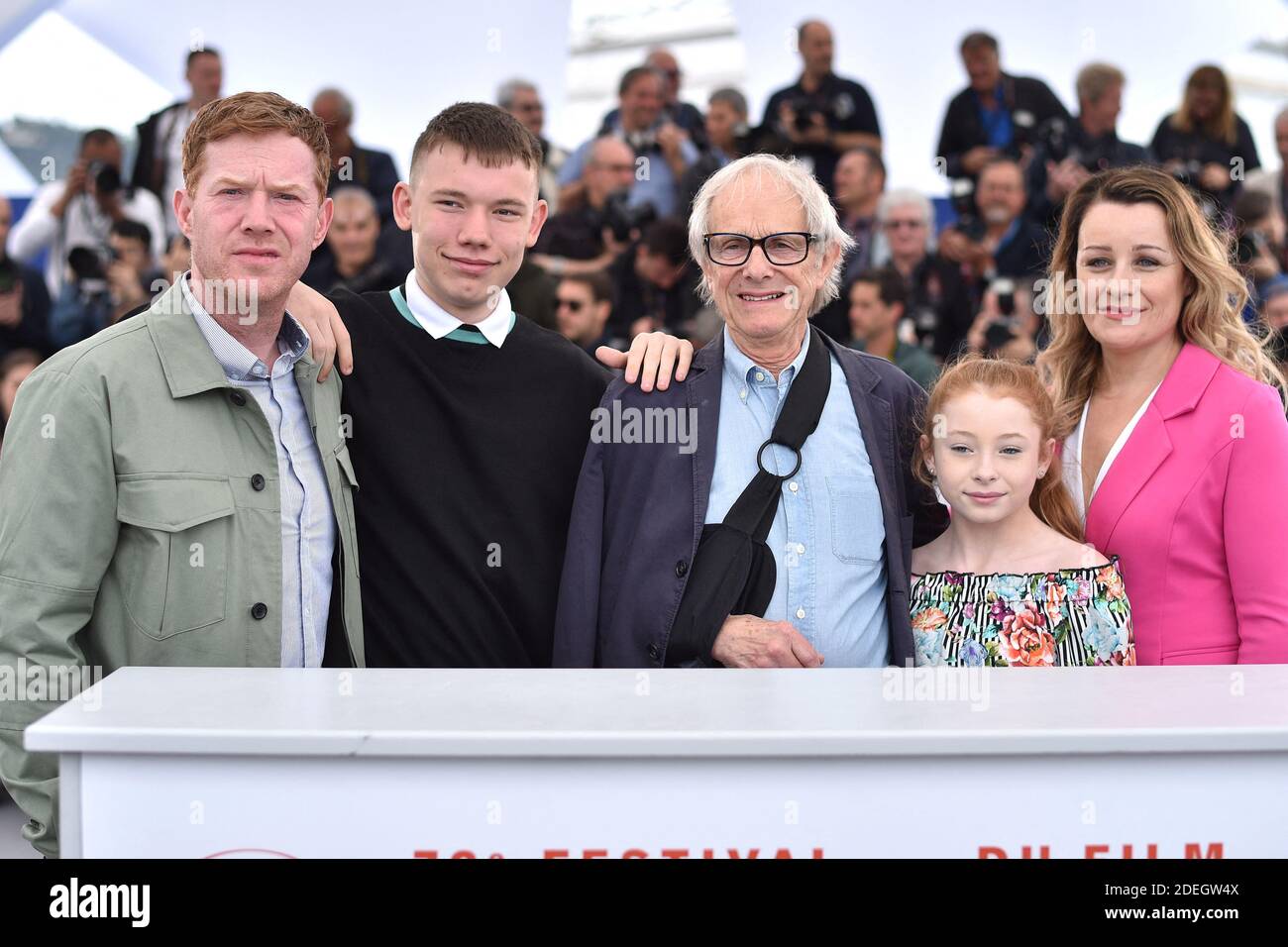 Ken Loach, Kris Hitchen, Rhys Stone, Katie Proctor and Debbie Honeywood ...