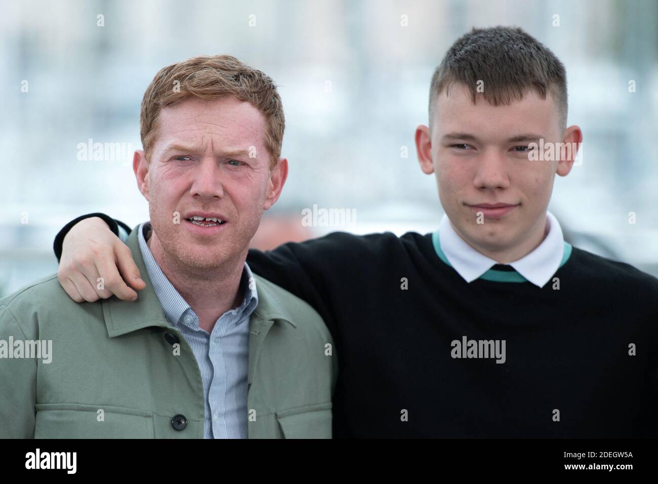 Kris Hitchen and Rhys Stone attending the Sorry We Missed You Photocall ...