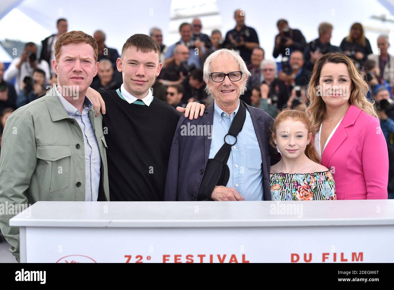 Ken Loach, Kris Hitchen, Rhys Stone, Katie Proctor and Debbie Honeywood ...
