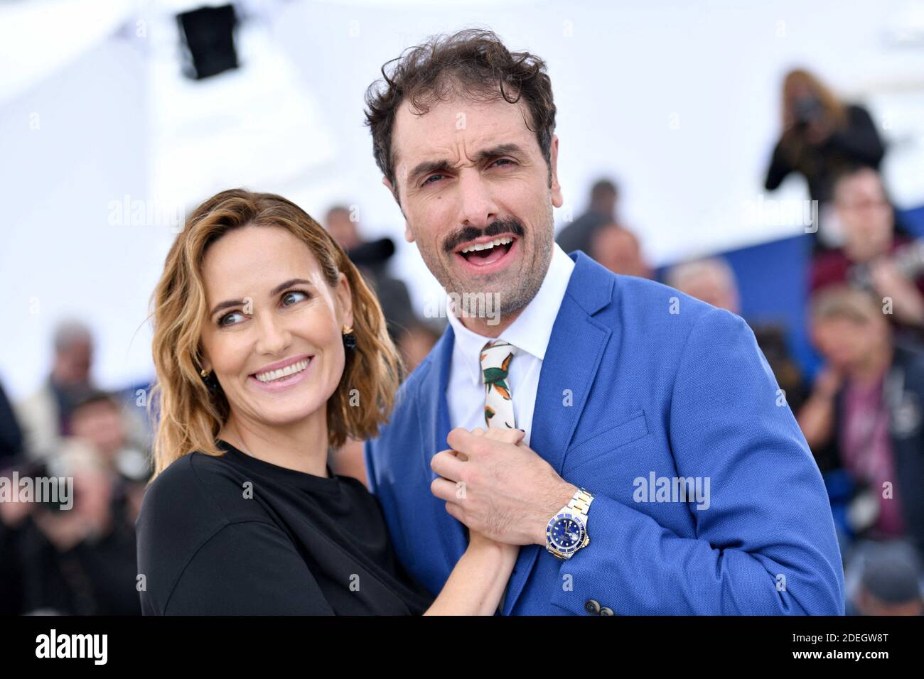 Michael Angelo Covino, Judith Godreche attend the "The Climb" Photocall ...