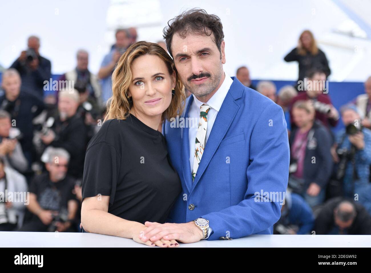Michael Angelo Covino, Judith Godreche attend the "The Climb" Photocall ...