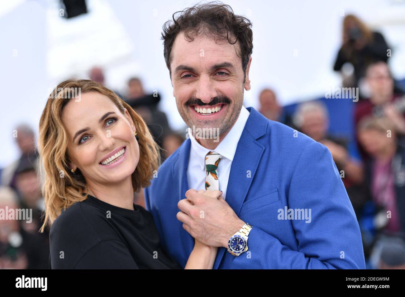 Michael Angelo Covino, Judith Godreche attend the "The Climb" Photocall ...
