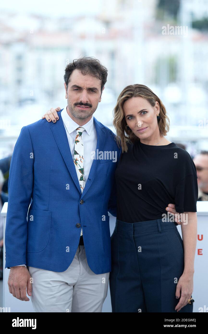 Michael Angelo Covino and Judith Godreche attending The Climb Photocall ...