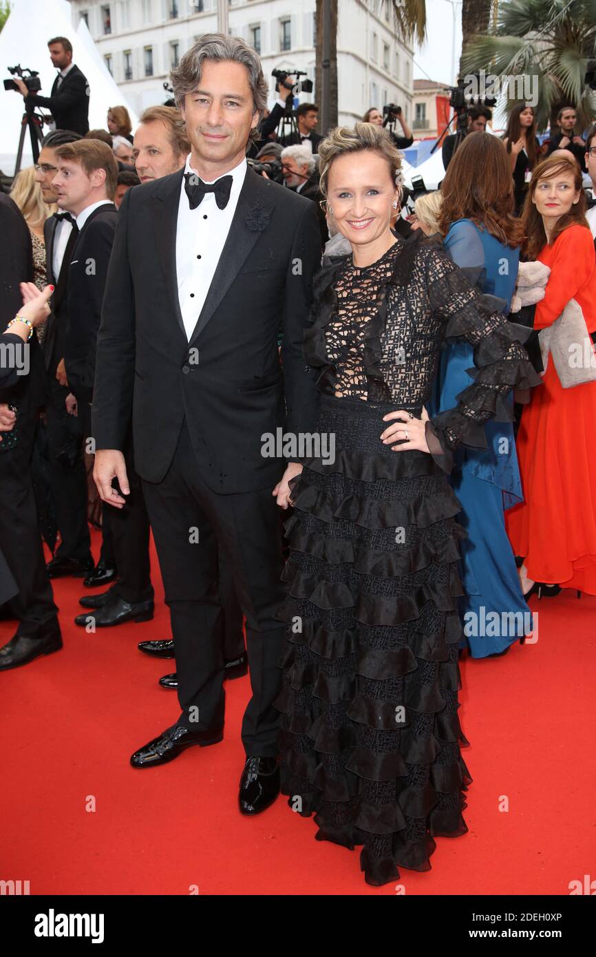 Caroline Roux and her husband attending the Les Plus Belles Annees d ...
