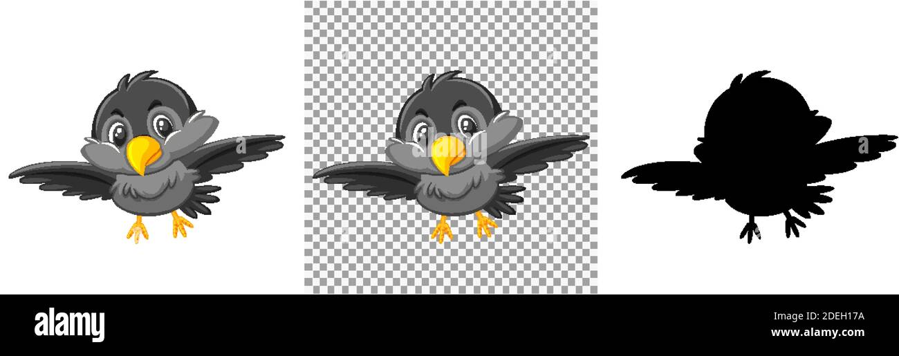 Set of bird character illustration Stock Vector Image & Art - Alamy