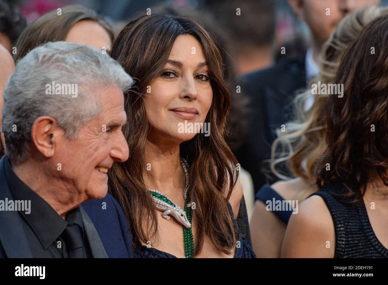 Monica Bellucci attending the premiere of Les Plus Belles Annees D Une ...