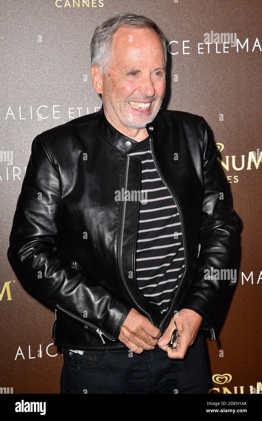 Fabrice Luchini attending a photocall at the party for the movie Alice ...