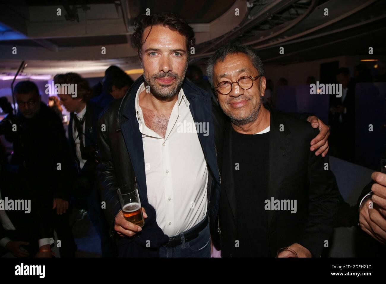 Nicolas Bedos and Renaud Le Van Kim attending Orange Party held at ...