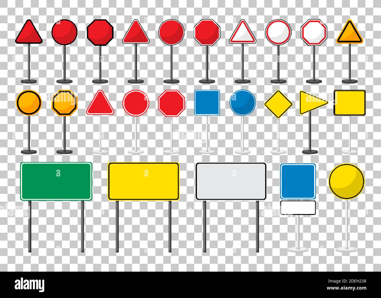 Empty red triangle for signage hi-res stock photography and images - Alamy