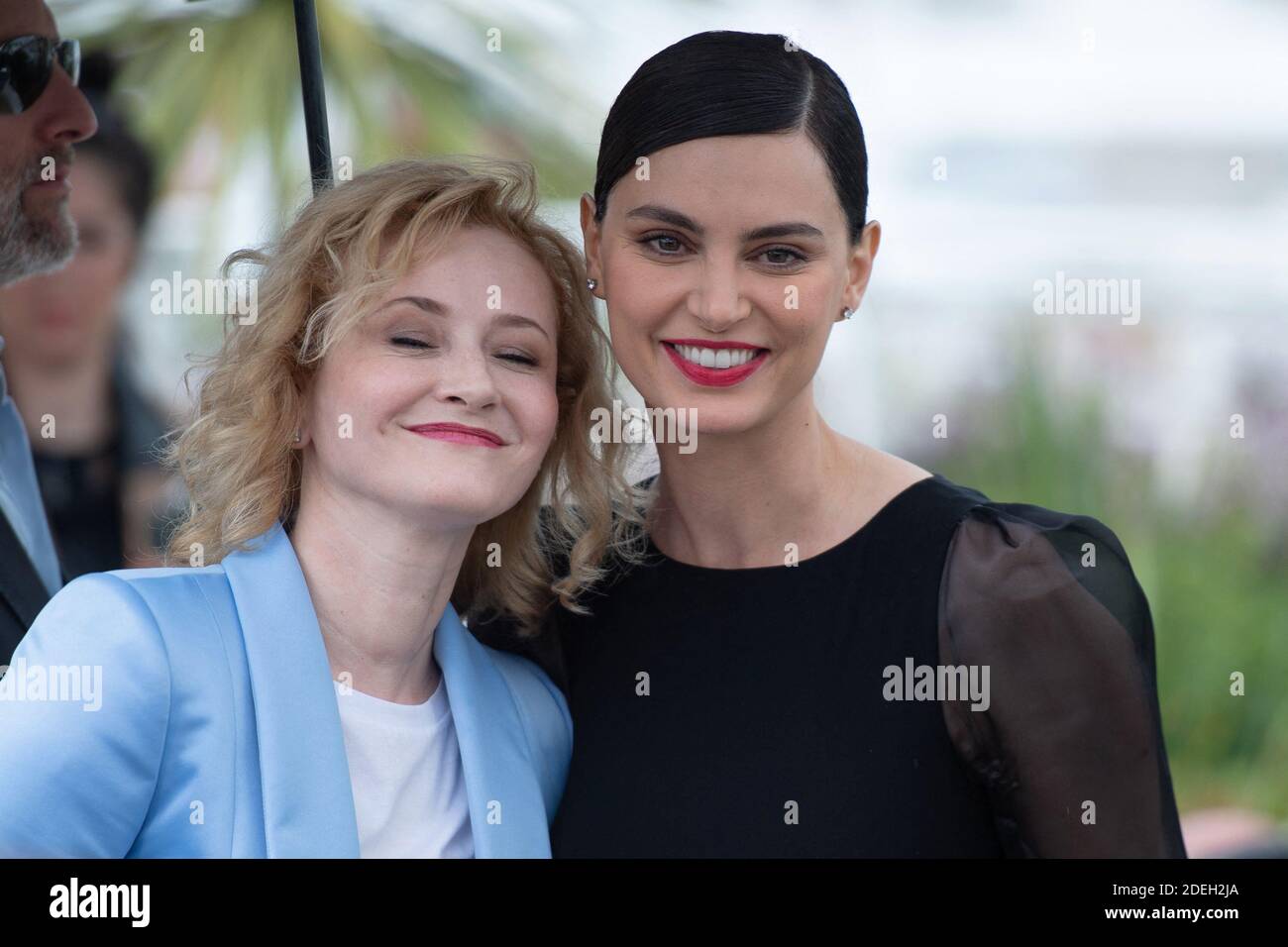 Rodica Lazar and Catrinel Marlon attending the Les Siffleurs Photocall ...