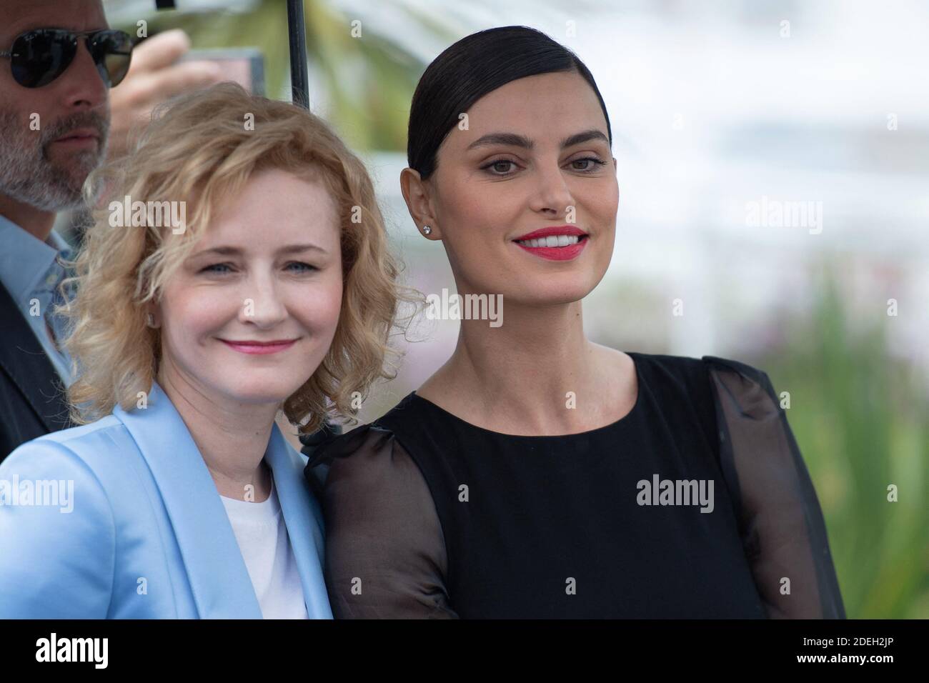 Rodica Lazar and Catrinel Marlon attending the Les Siffleurs Photocall ...