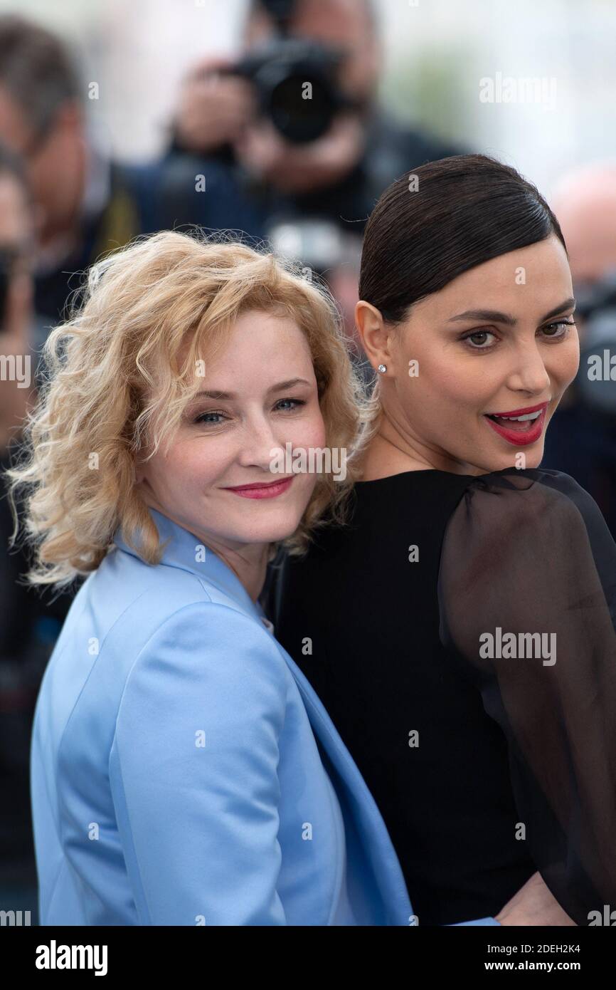 Rodica Lazar and Catrinel Marlon attending the Les Siffleurs Photocall ...