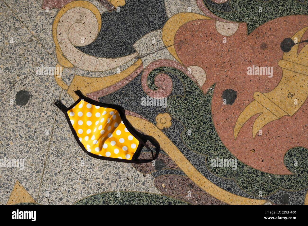 Mask, Broadway, Downtown Los Angeles, California, United States of ...