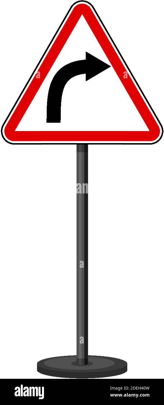 Red traffic sign on white background illustration Stock Vector Image ...