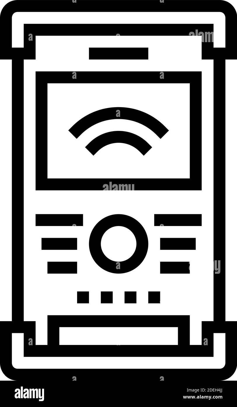 field controller line icon vector illustration Stock Vector Image & Art ...