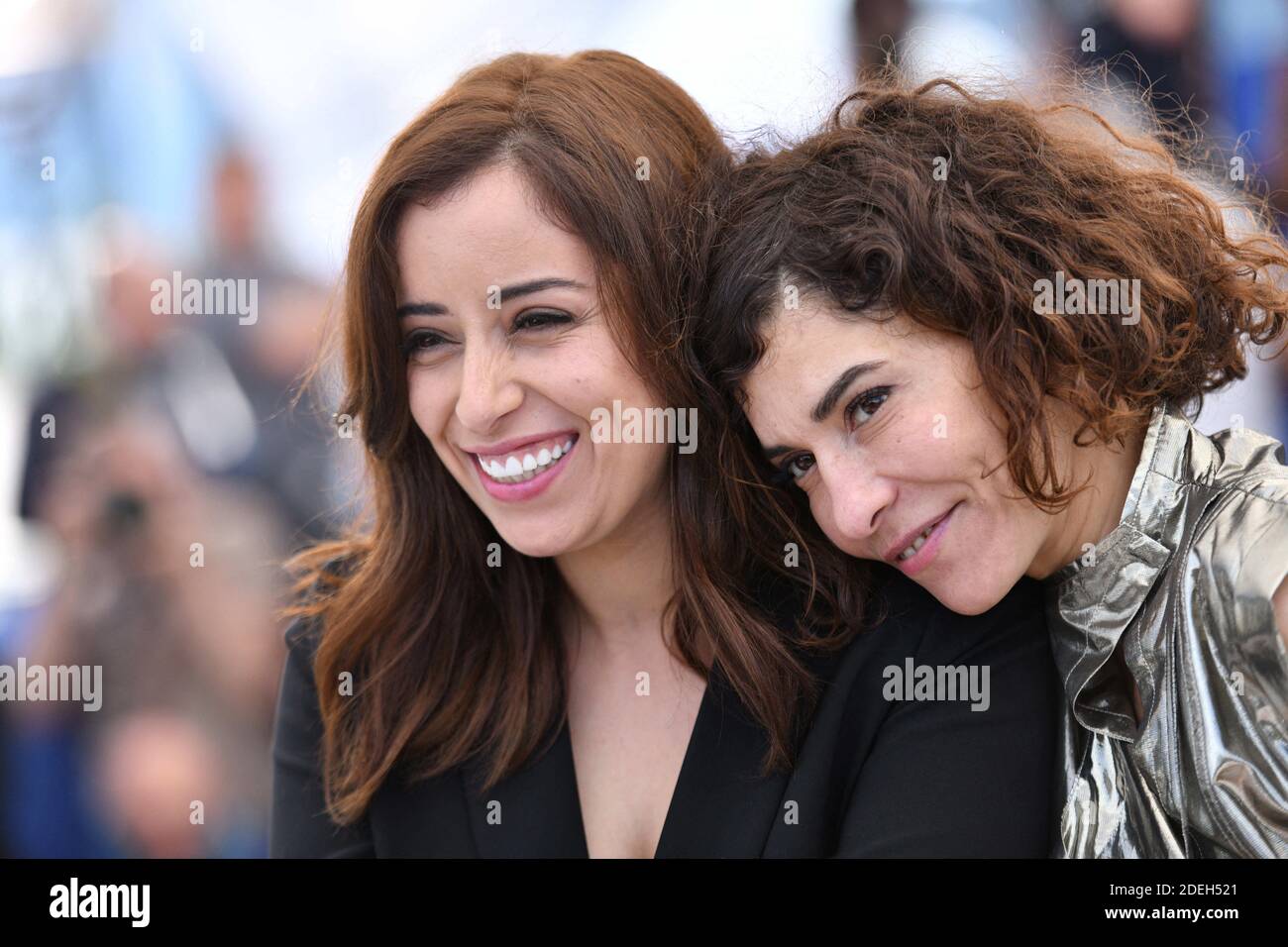 Lubna Azabal, Nisrin Erradi attend the photocall for "Adam" during the ...