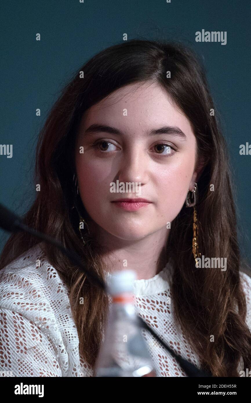 Luana Bajrami attending the Portrait de la Jeune Fille en Feu Press ...