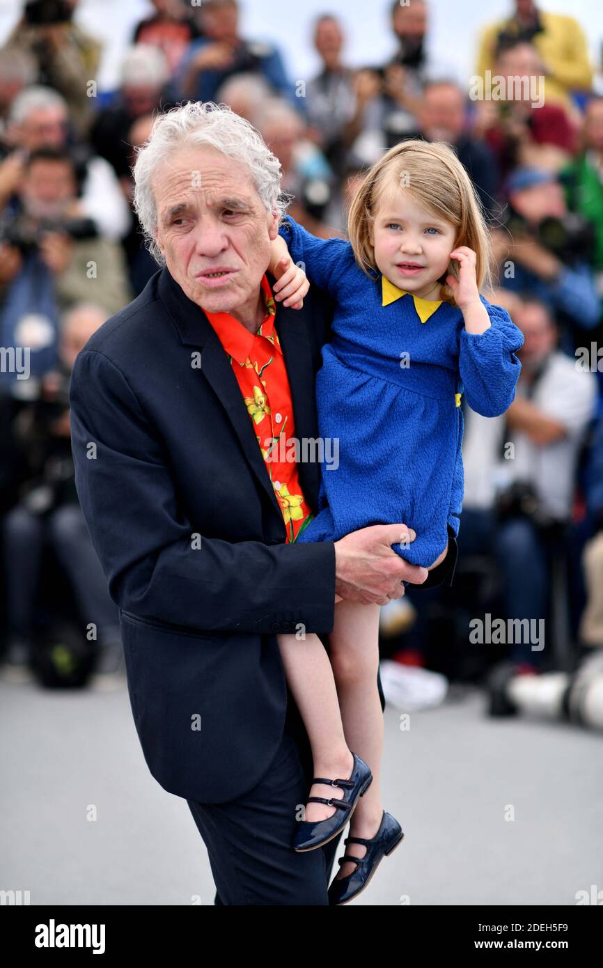 Anna Ferrara and Abel Ferrara attend the photocall for "Tommaso" during ...
