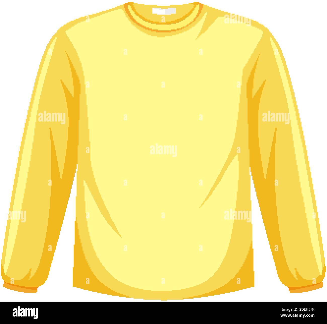 Isolated jumper on white background illustration Stock Vector Image ...